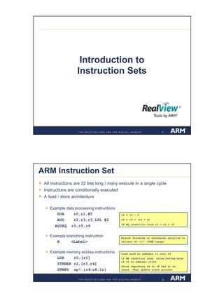Arm architecture overview | PDF