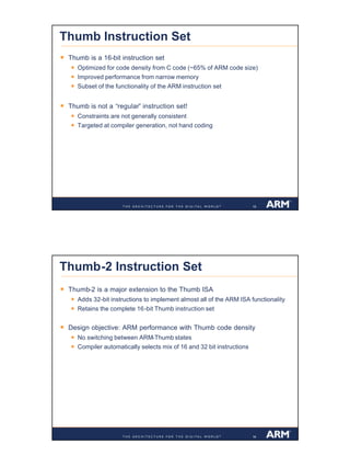 Arm architecture overview | PDF