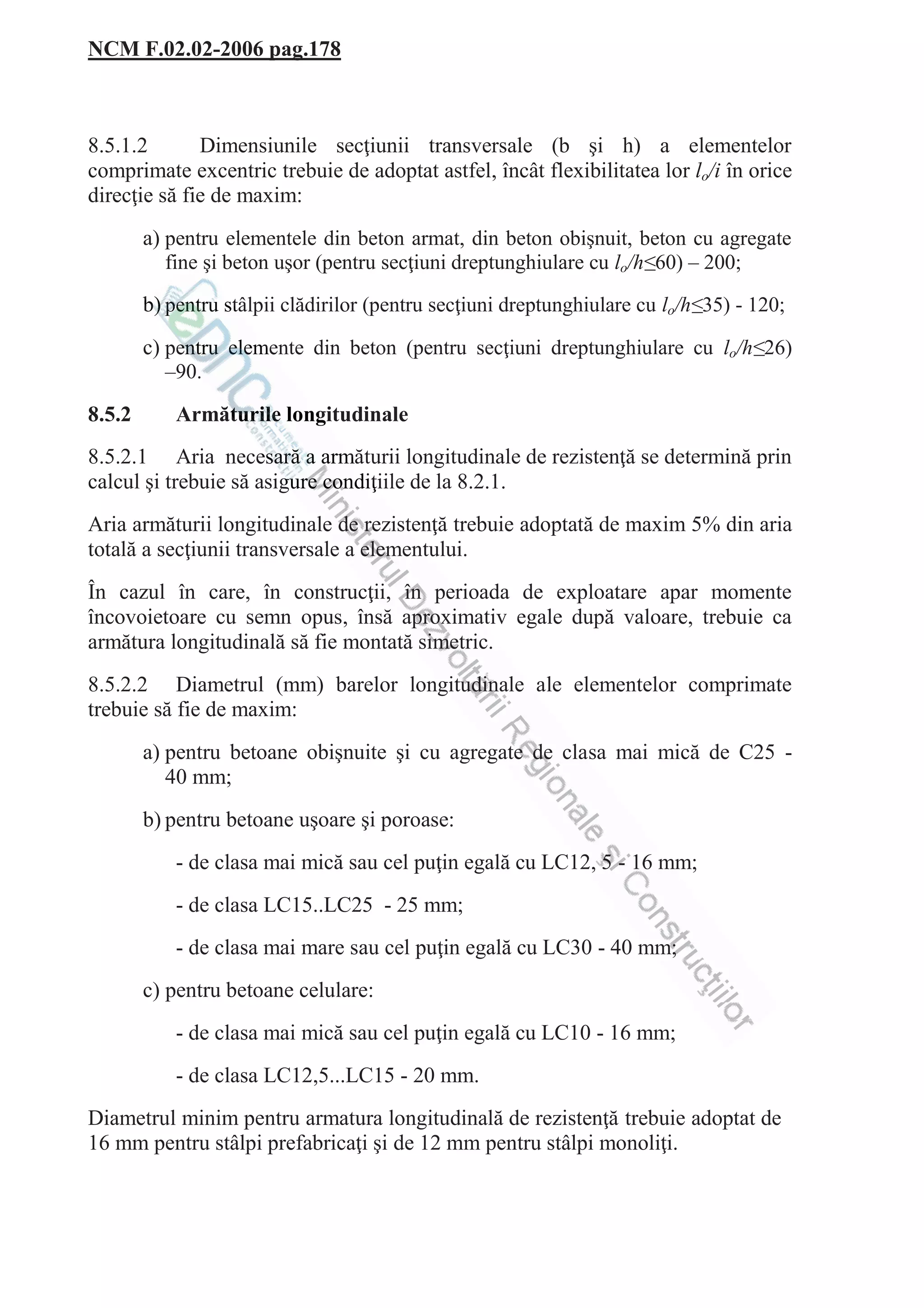 Armarea stalpului normativ | PDF