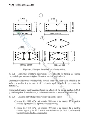 Armarea stalpului normativ | PDF
