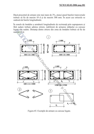Armarea stalpului normativ | PDF