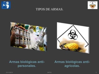 Armas biológicas | PPTX