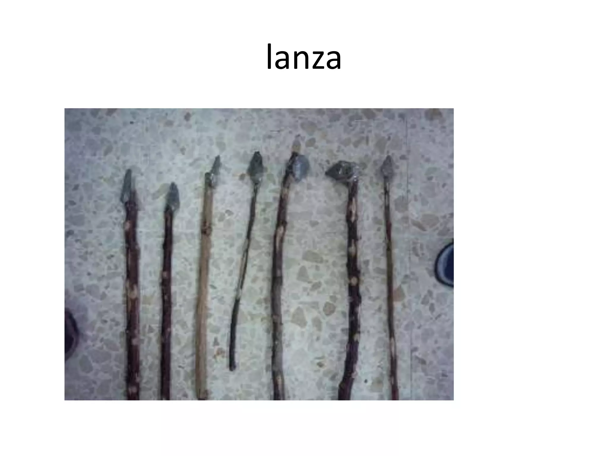 Armas de la prehistoria | PPTX