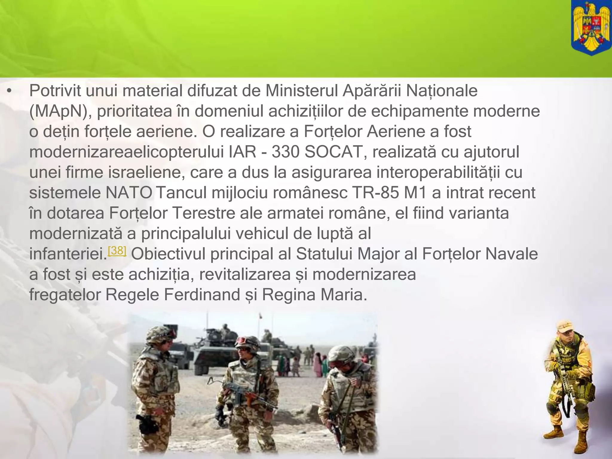 Armata română | PPT
