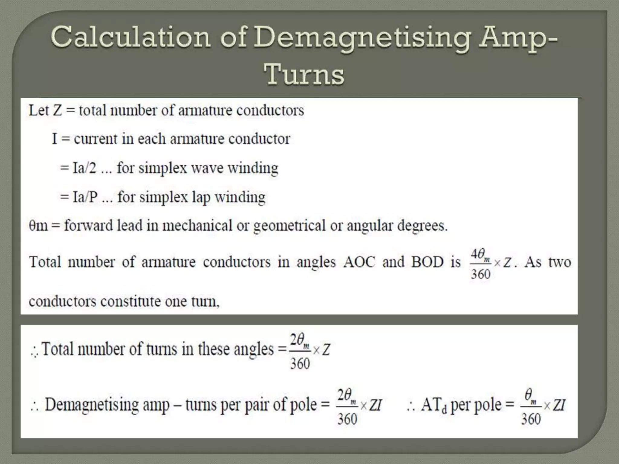 Armature reaction | PDF