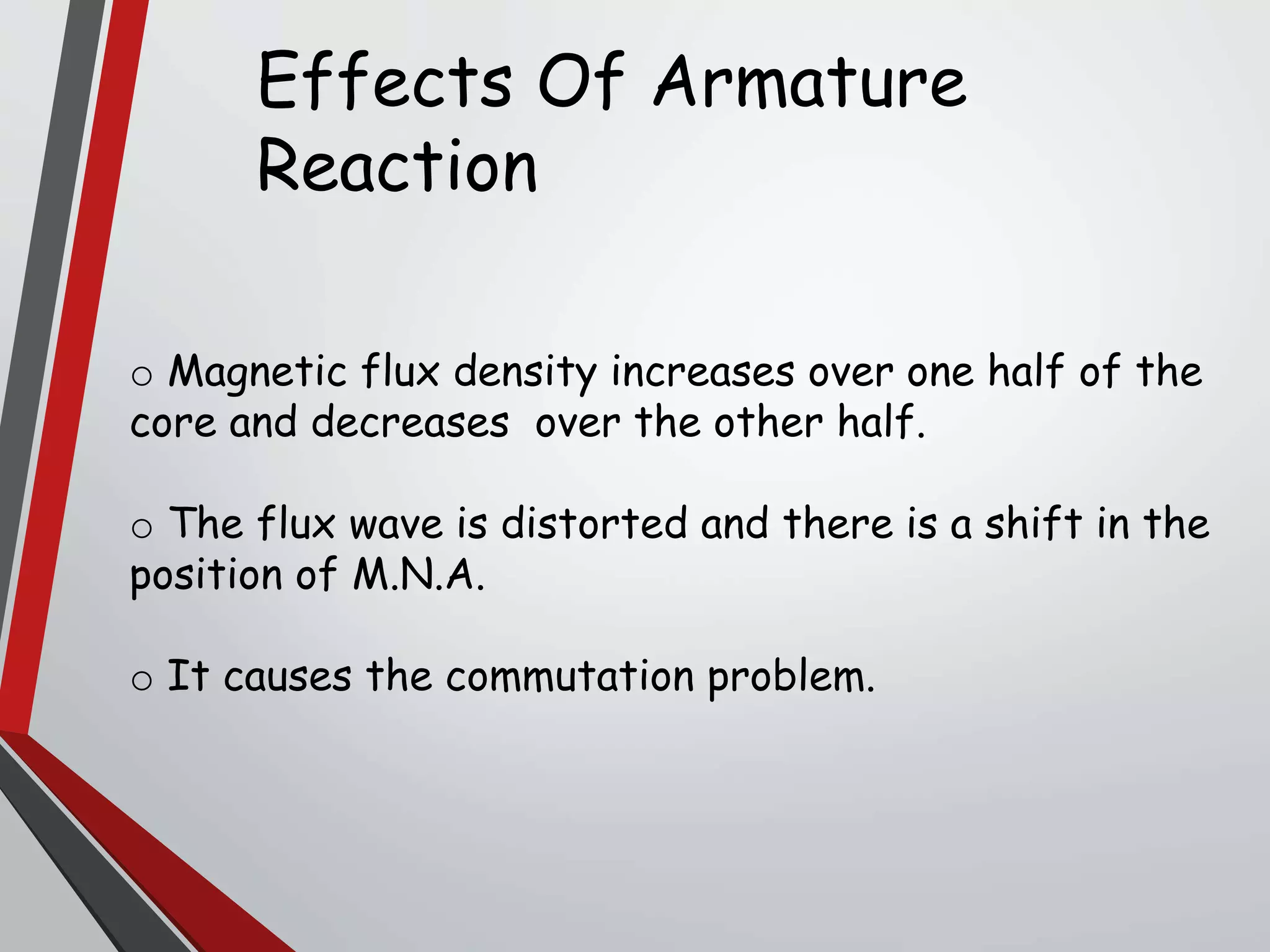 Armature reaction | PDF