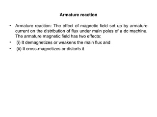 Armaturereaction&commutation | PPT
