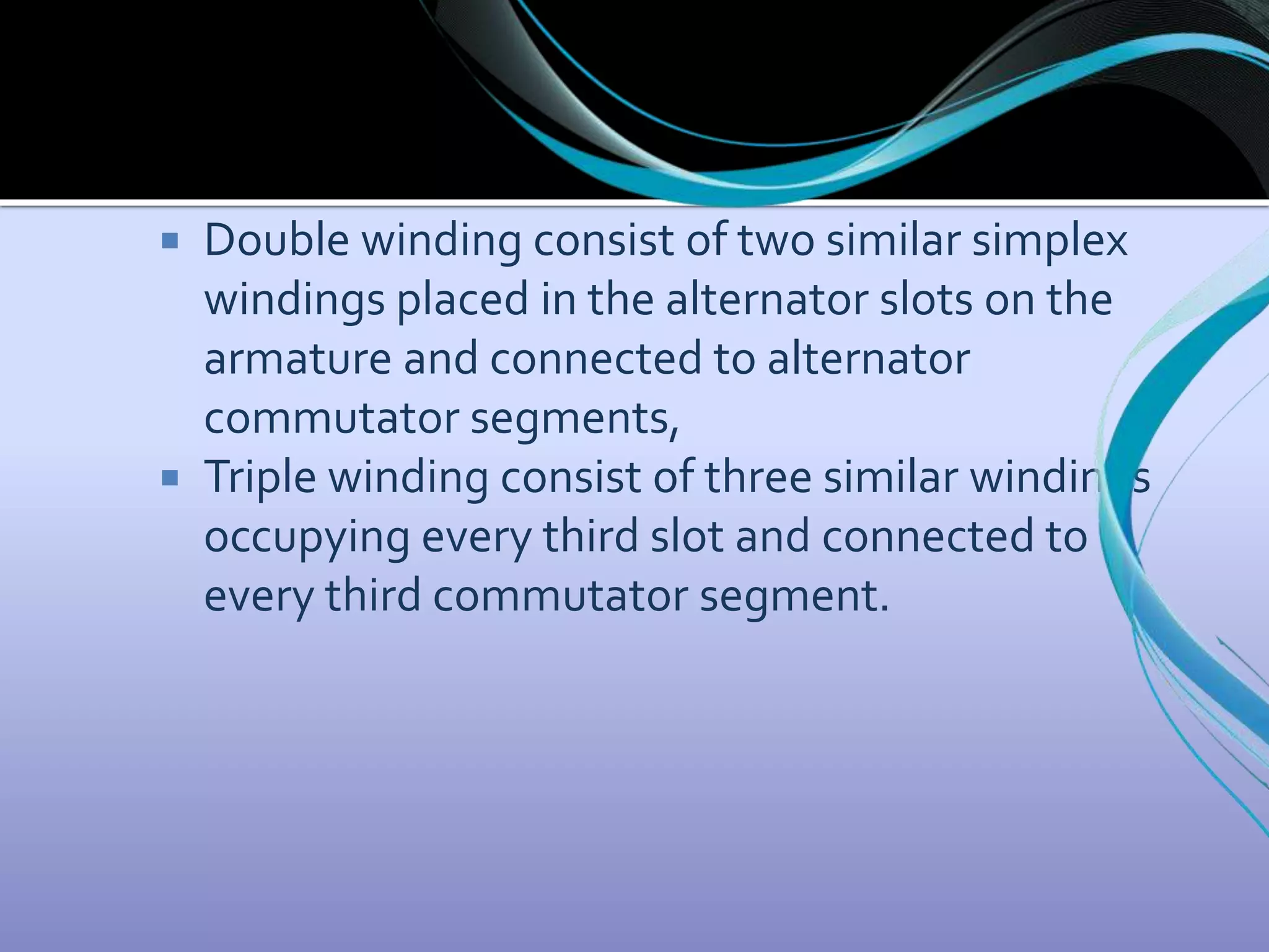 Armature windings | PPTX
