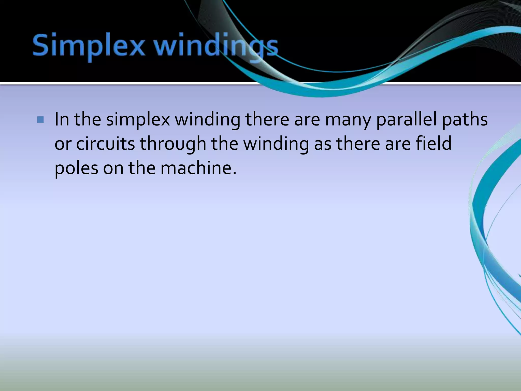 Armature windings | PPTX