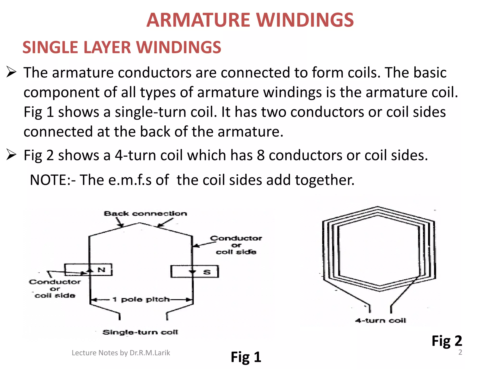 Armature windings | PDF