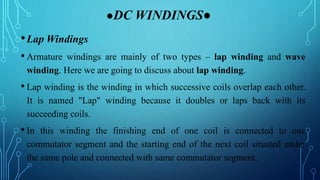 About Armature windings | PPTX