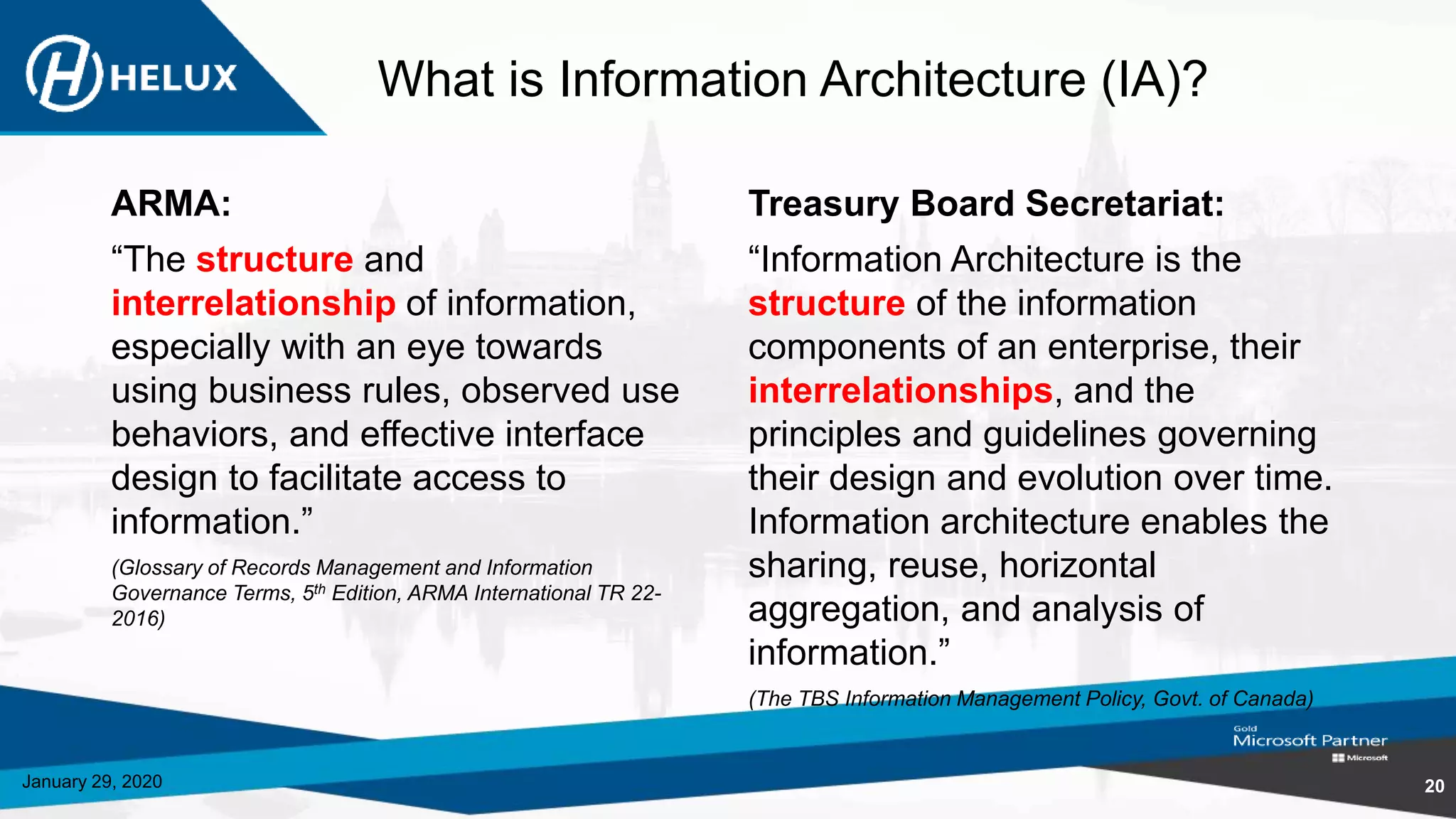 ARMA Winnipeg | AI Auto-classification | PPTX