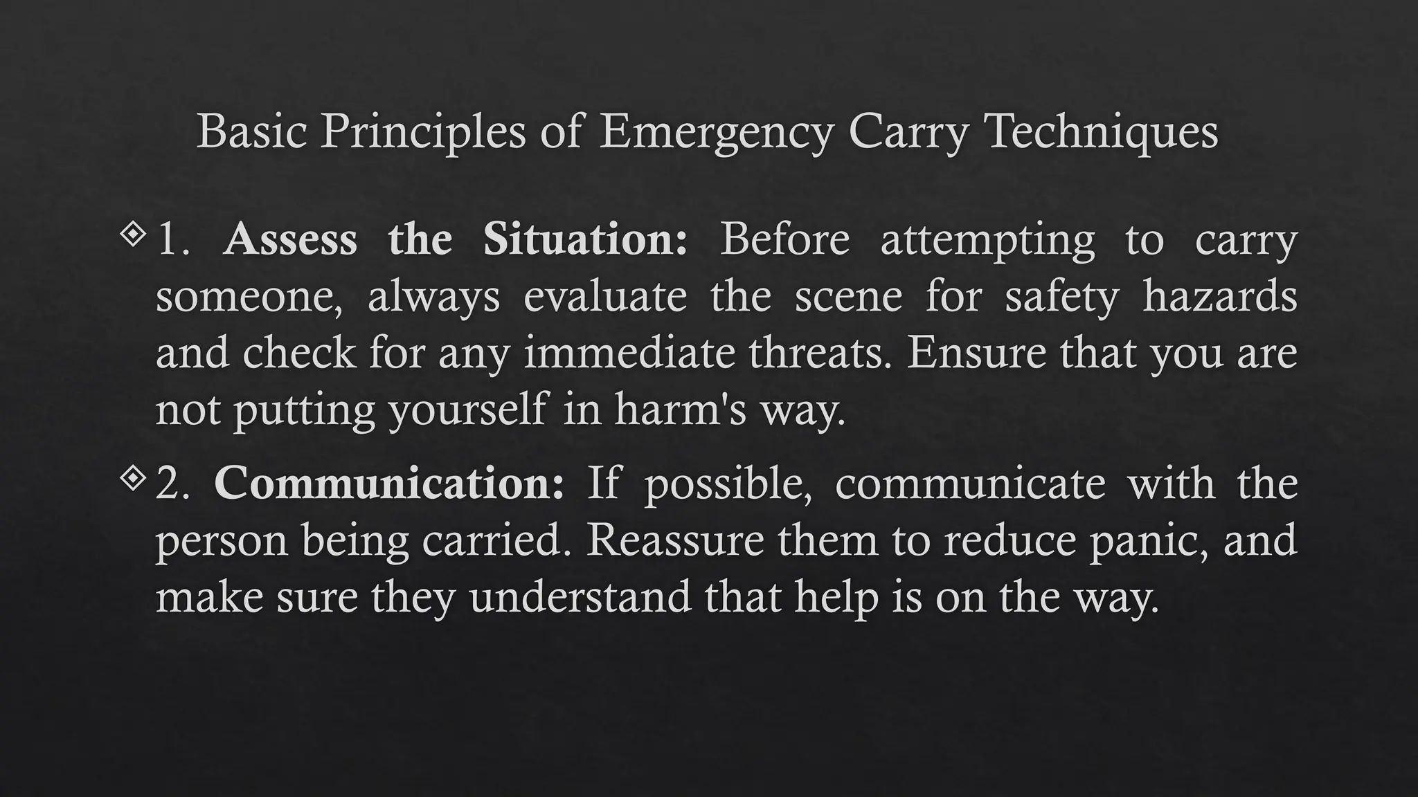 Arm Carry Emergency Safety Techniques.pptx
