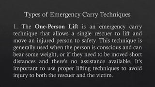Arm Carry Emergency Safety Techniques.pptx