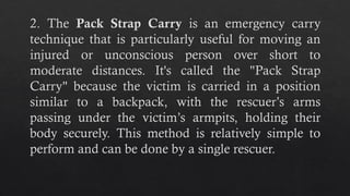 Arm Carry Emergency Safety Techniques.pptx