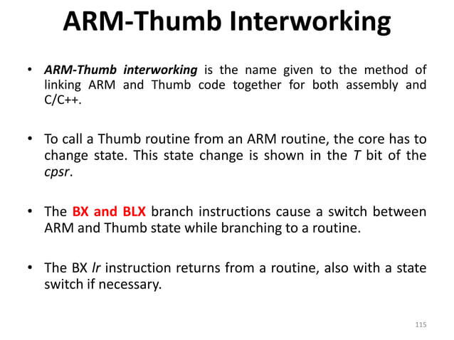 Arm chap 3 last | PPT