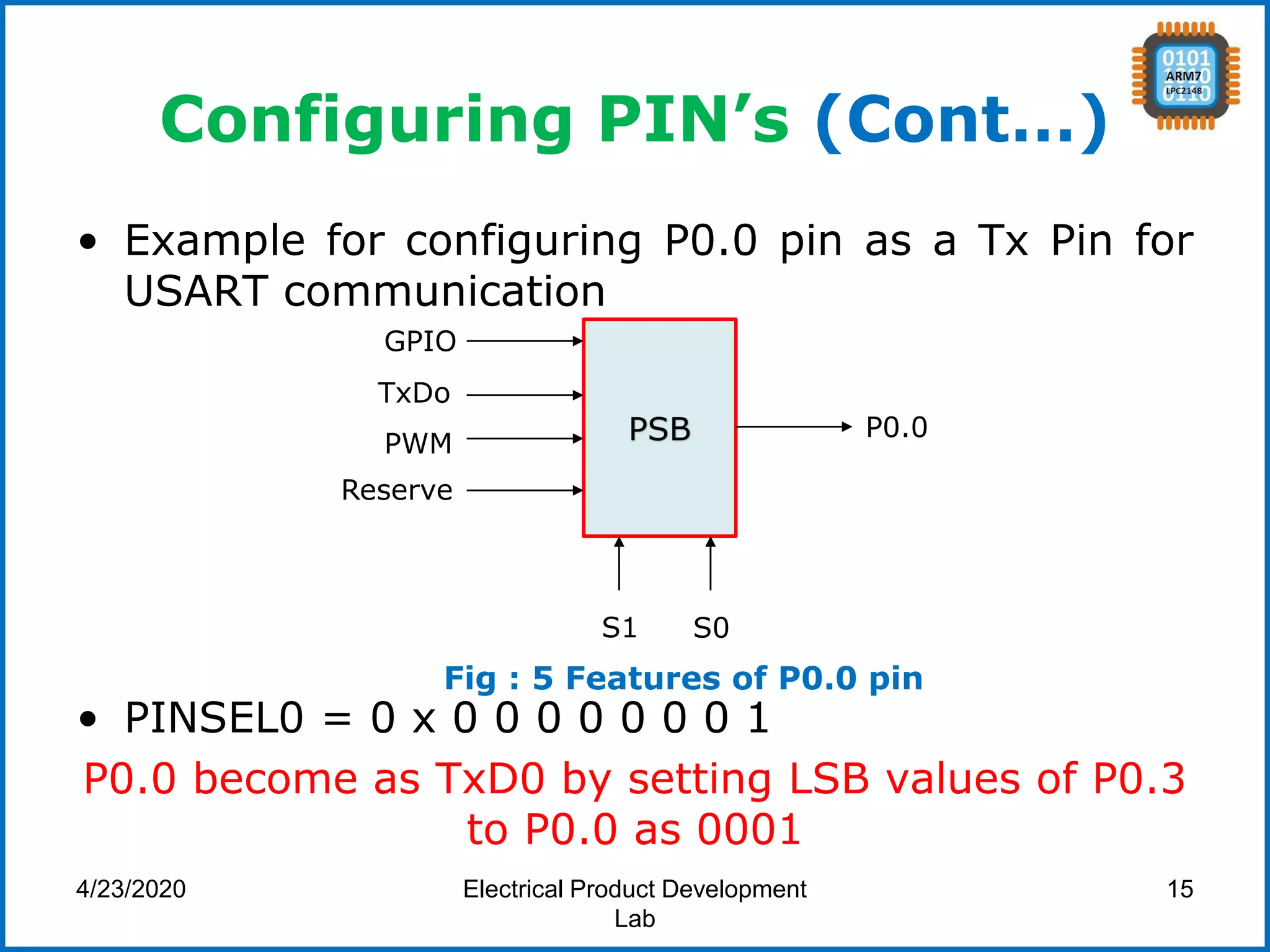 Introduction to ARM LPC2148 | PDF
