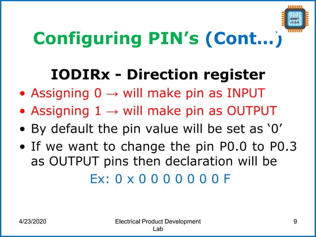 Introduction to ARM LPC2148 | PDF | Computer Peripherals | Computing