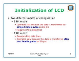 ARM LCD Interfacing | PDF