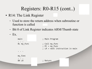 Arm cm3 architecture_and_programmer_model | PDF