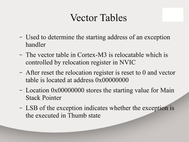 Arm cm3 architecture_and_programmer_model | PPT