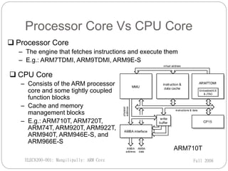 arm 7 microprocessor architecture ans pin diagram.ppt