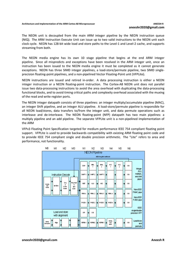 Architecture and Implementation of the ARM Cortex-A8 Microprocessor | PDF | Operating Systems ...