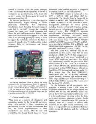 Arm Cortex A8 Vs Intel Atom:Architectural And Benchmark Comparisons | PDF