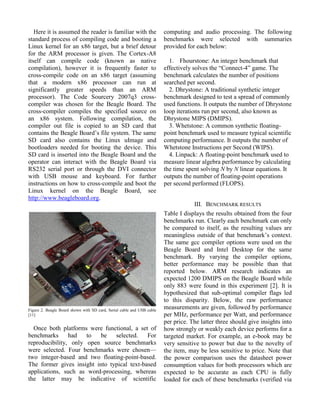 Arm Cortex A8 Vs Intel Atom:Architectural And Benchmark Comparisons | PDF