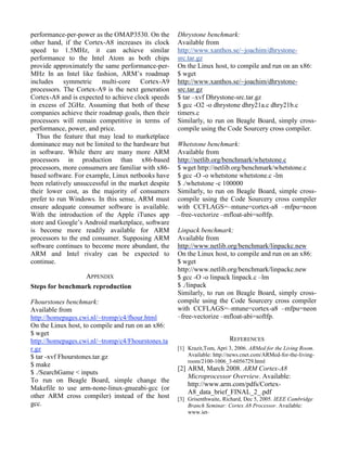 Arm Cortex A8 Vs Intel Atom:Architectural And Benchmark Comparisons | PDF
