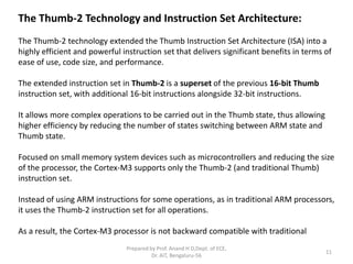 ARM 32-bit Microcontroller Cortex-M3 introduction | PDF