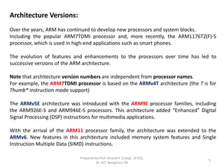 ARM 32-bit Microcontroller Cortex-M3 introduction | PPT
