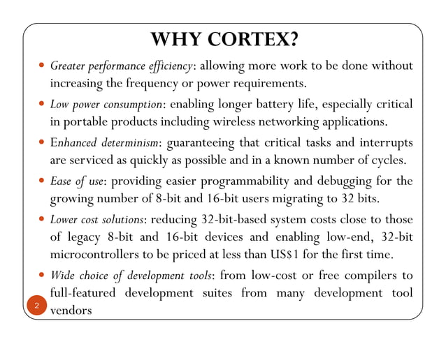 ARM CORTEX M3 PPT | PDF | Operating Systems | Computer Software and ...