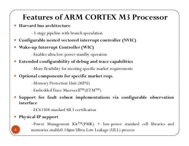 Arm Cortex M3 Ppt