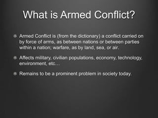 Armed conflict | PPT