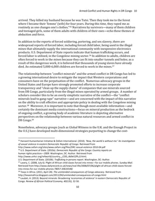 Armed Conflict and Human Rights in DRC, July 2015 | PDF