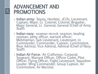 Career in Armed forces | PPTX