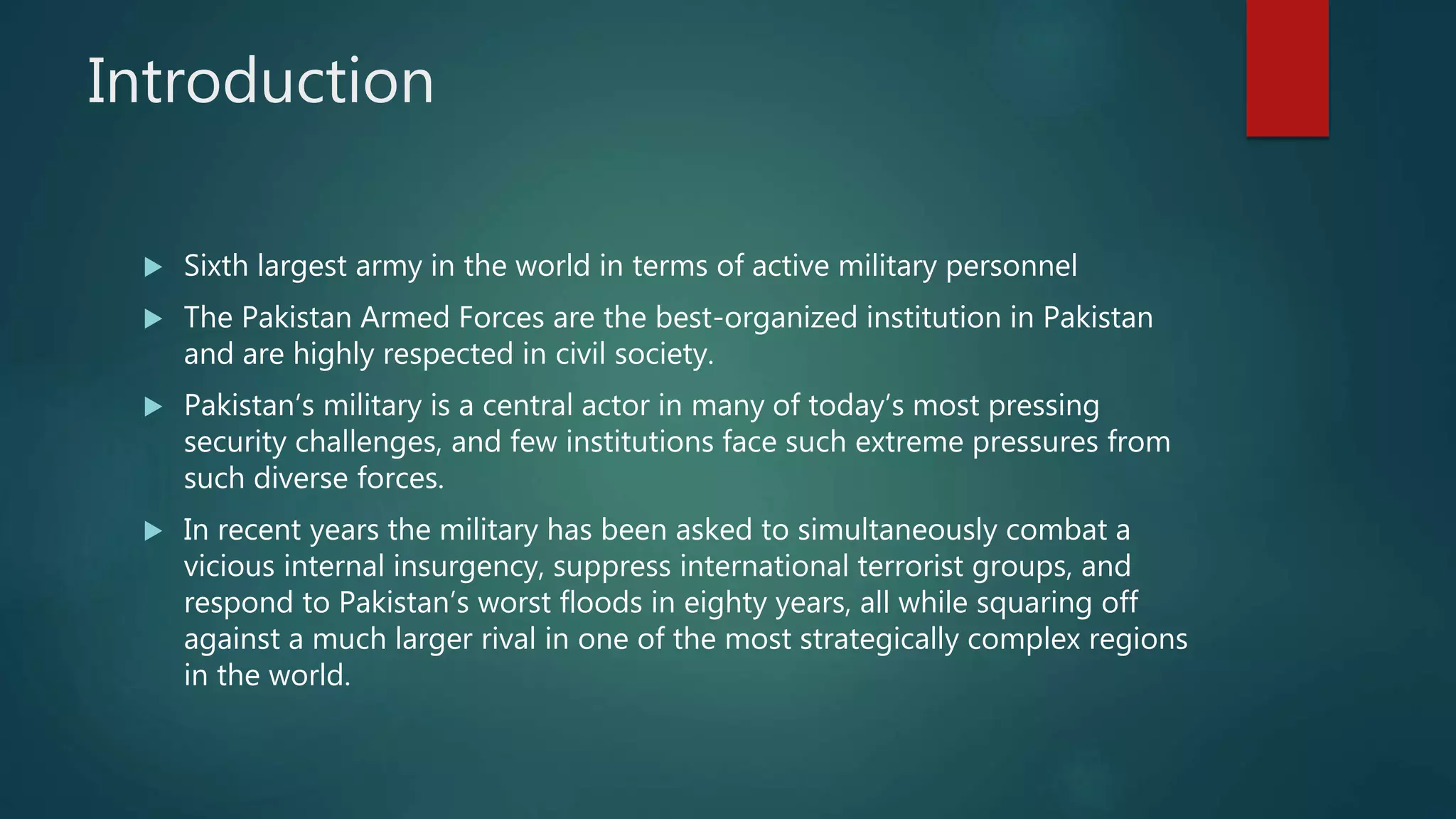 Armed forces of Pakistan | PPTX