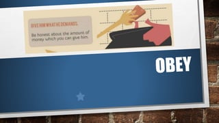 Armed robbery prevention training | PPTX