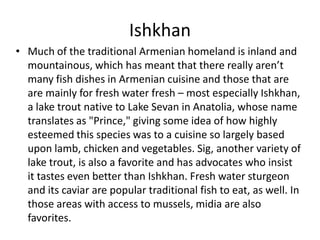 Armenian cuisine | PPTX