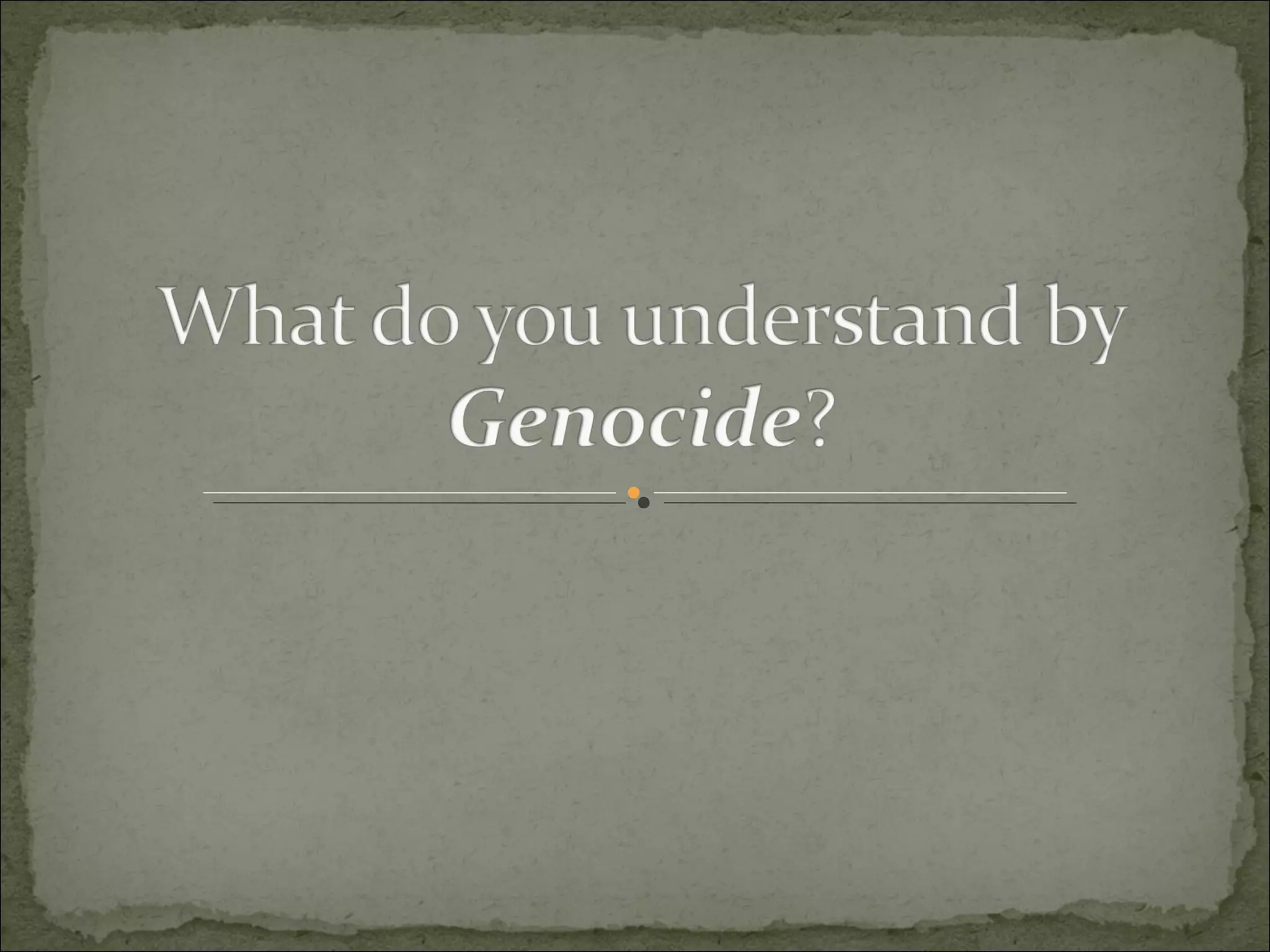 Armenian genocide | PPT