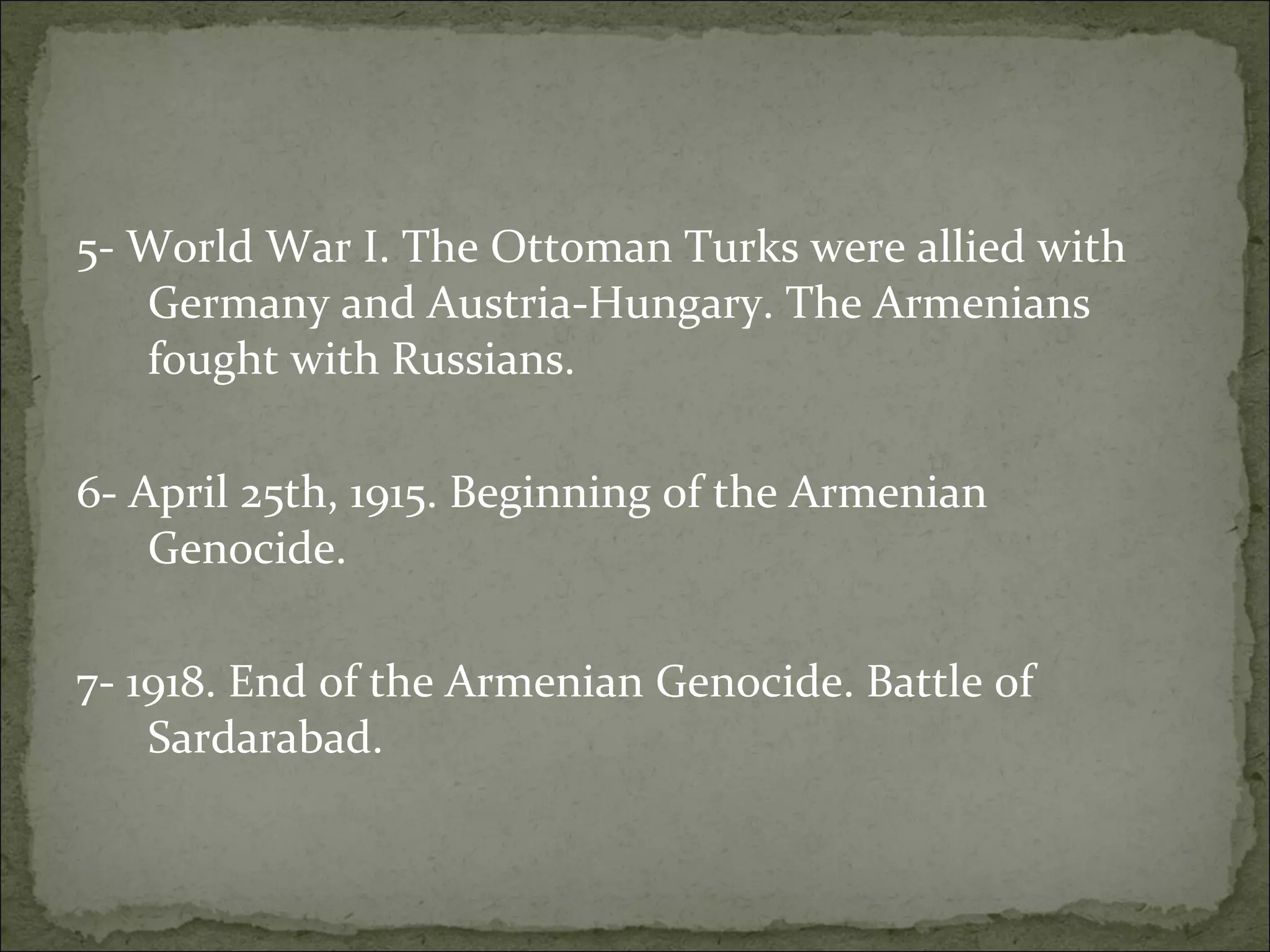 Armenian genocide | PPT