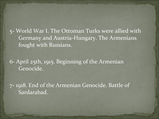 Armenian genocide | PPT