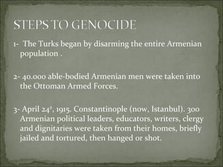 Armenian genocide | PPT