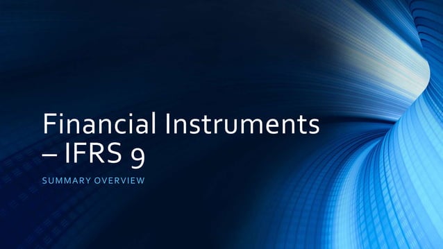 ARM FD solutions - IFRS 9 financial instruments | PPT
