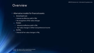 ARM FD solutions - IFRS 9 financial instruments | PPTX