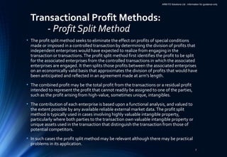 ARM FD Solutions - Transfer pricing methodology | PPT