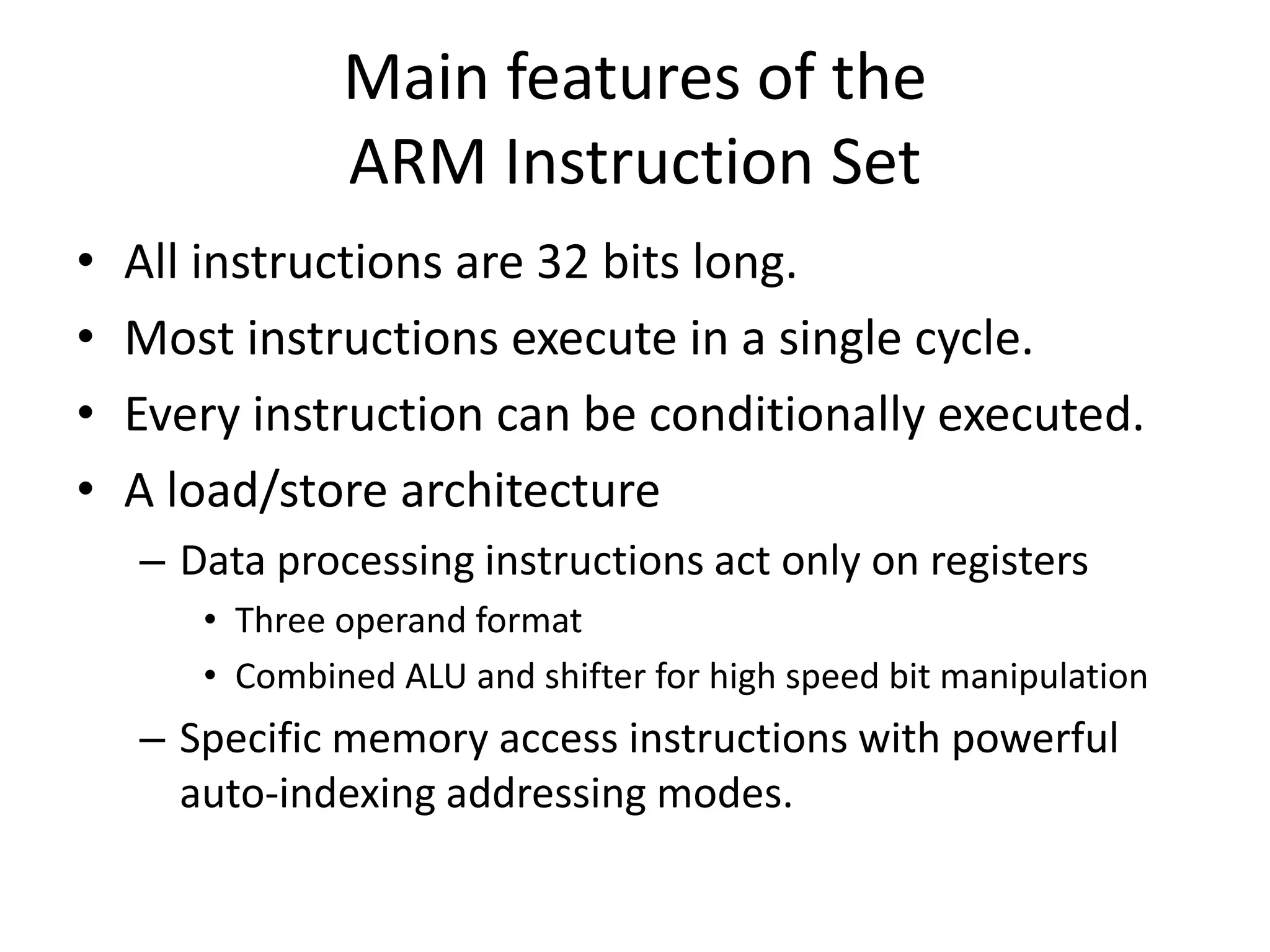 ARM Processor | PPTX