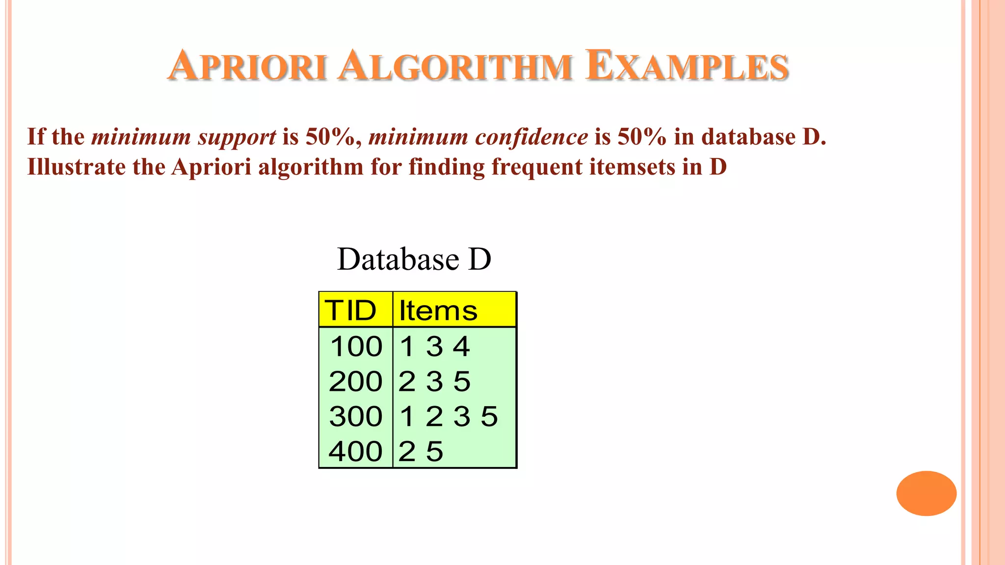 Association Rule Mining And Apriori Algorithm Pptx Databases Computer Software And