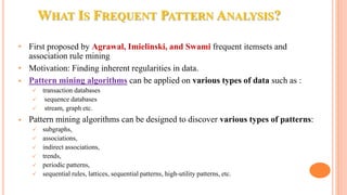Association rule mining and Apriori algorithm | PPTX